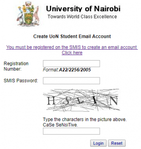 University of Nairobi Email Address - Create/Register UON Student Email)