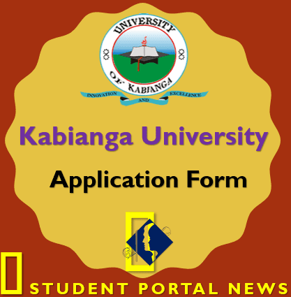 Kabianga University Application Form for Admission 2026 (Download)