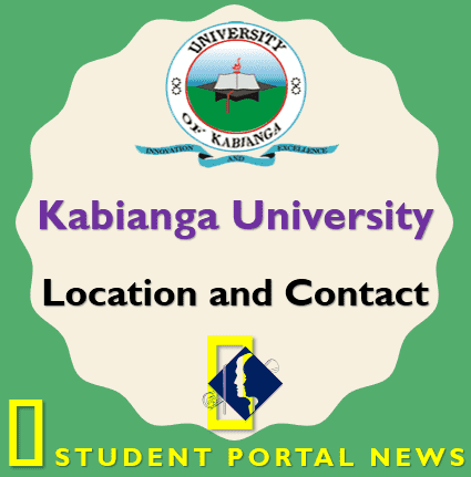 Kabianga University Location and Contacts Information